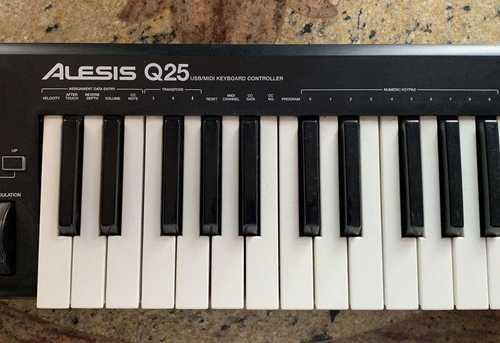 Midi клавиатура Alesis Q25