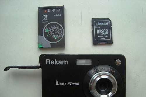 Новый цифровой фотоаппарат Rekam iLook S990i