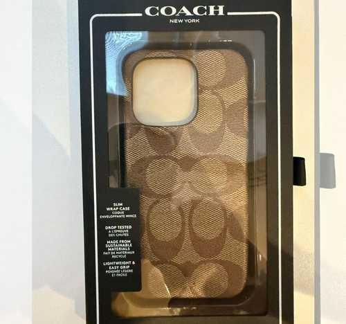 Чехол Coach на iPhone 14 pro karl