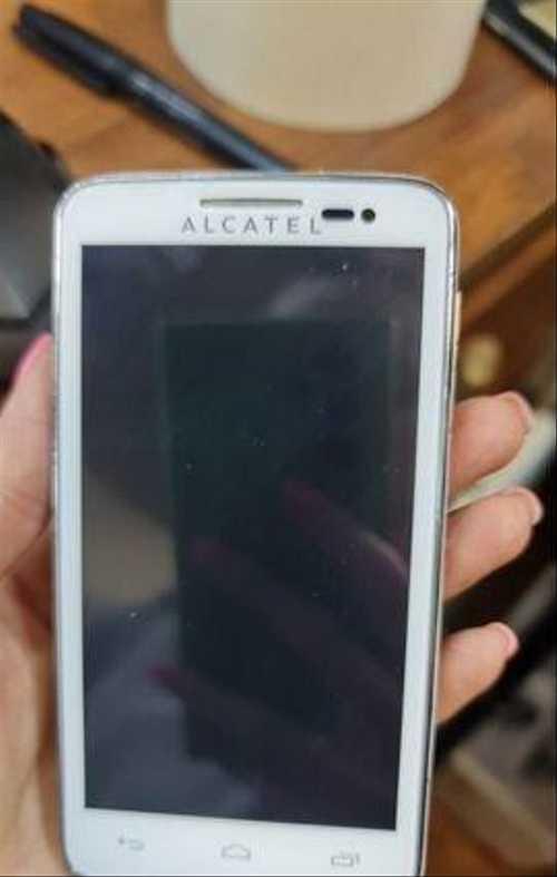 Alcatel 5035D не вкл, без акб, экран целый