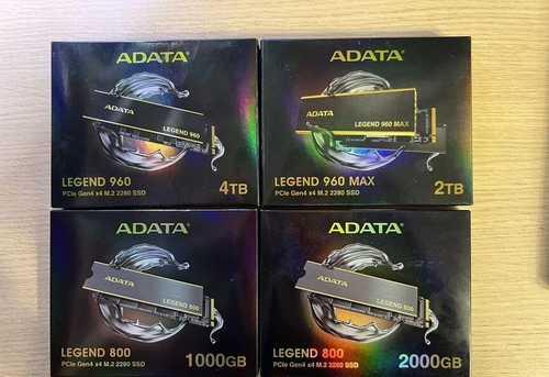 Ssd PCIe 4.0 adata Legend 800/960 1Tb/2Tb
