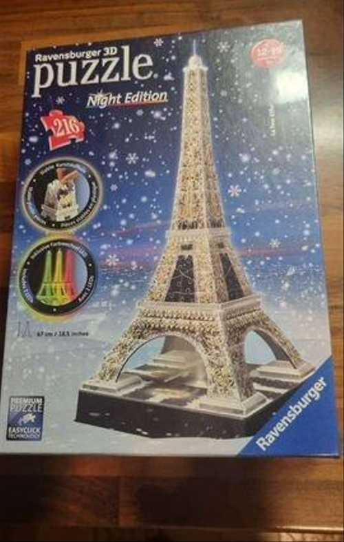 Пазл ravensburger 3D Эйфелева башня с подсветкой