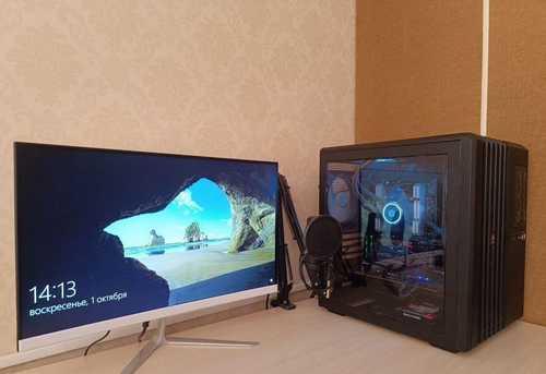Игровой пк с монитором