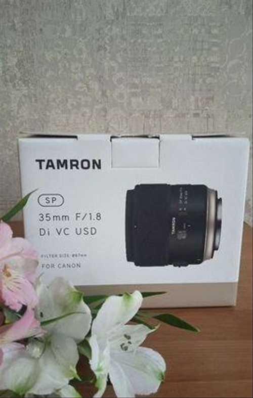 Объектив tamron для canon 35 mm
