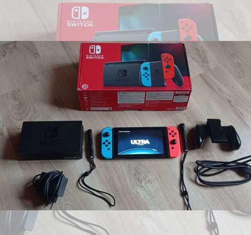 Nintendo Switch, 32 ГБ, Прошитая