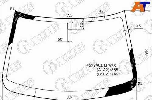 Стекло лобовое datsun MI-DO