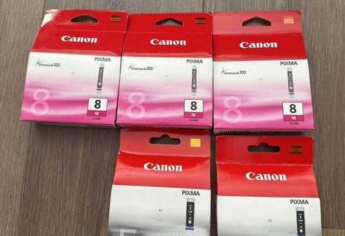 Картриджи Canon PGI-5BK, Canon CLI-8M (Original)