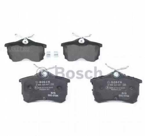 Bosch 0 986 424 661 Колодки тормозные дисковые зад