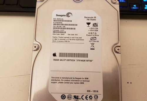 Жесткий диск seagate barracuda 750gb IDE