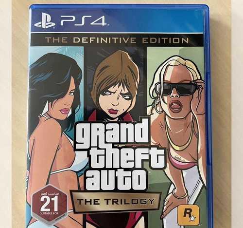 GTA The Trilogy PS4 диск cusa29729