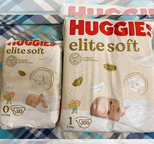 Подгузники Huggies Elit Soft