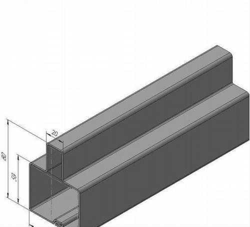 Т - профиль откатные ворота