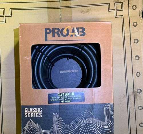 Procab clv 100/10 hdmi кабель