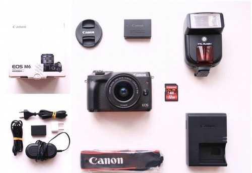 Фотоаппарат Canon EOS M6 kit + допы