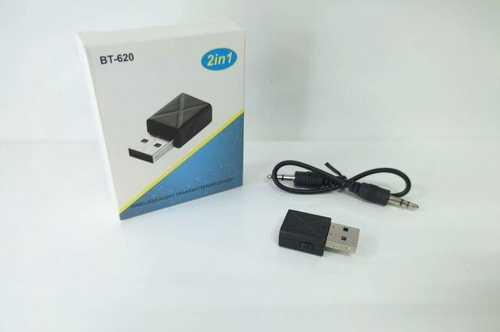 Беспроводной приемник адаптер Bluetooth AUX+USB BT
