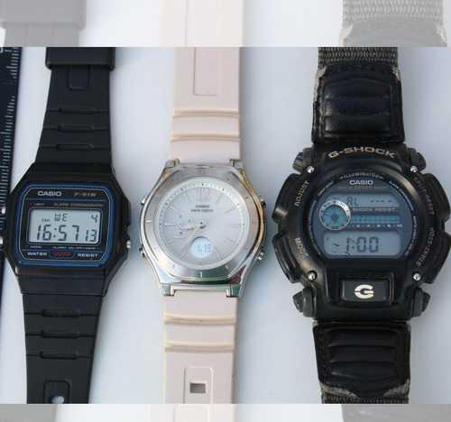 Разные часы от Casio кварц quartz