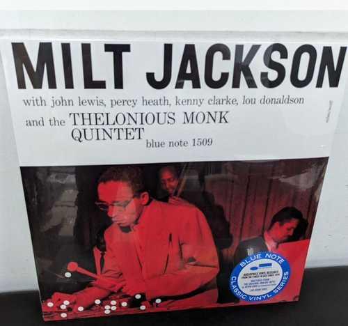Milt Jackson with Monk винил джаз запечатан