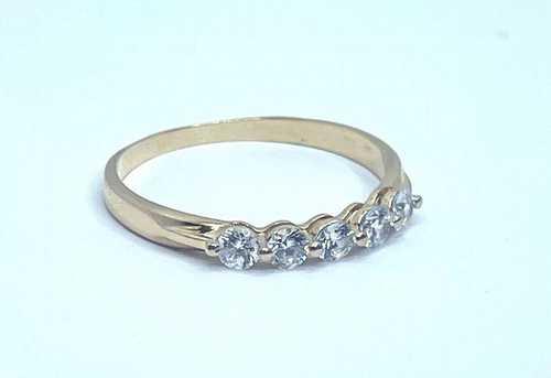 Золотое кольцо 585 17.5 размер (кд23)