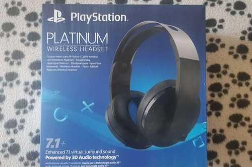 Наушники Sony Platinum wireless PS4
