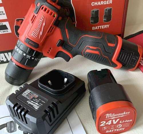 Шуруповерт ударный бесщеточный Milwaukee 24V