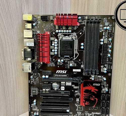 Материнская плата 1155 MSI Z77A-G43 gaming