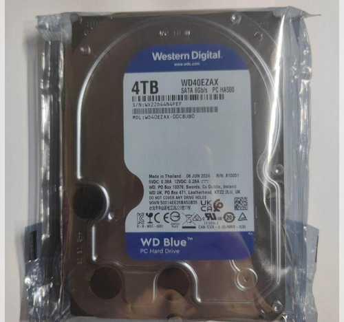 Жесткий диск hdd 4 тб wd40ezax