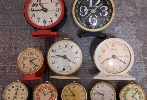 Часы будильники СССР