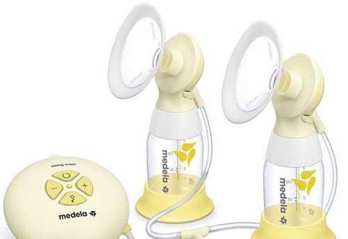 Молокоотсос электрический двойной medela maxi