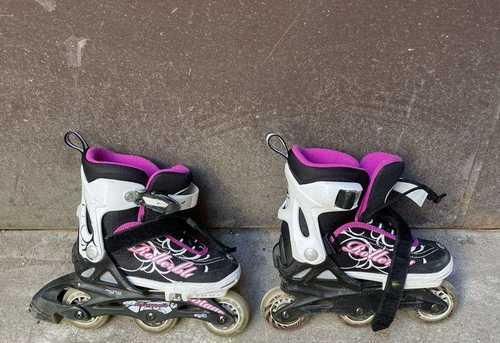 Роликовые коньки rollerblade детские раздвижные