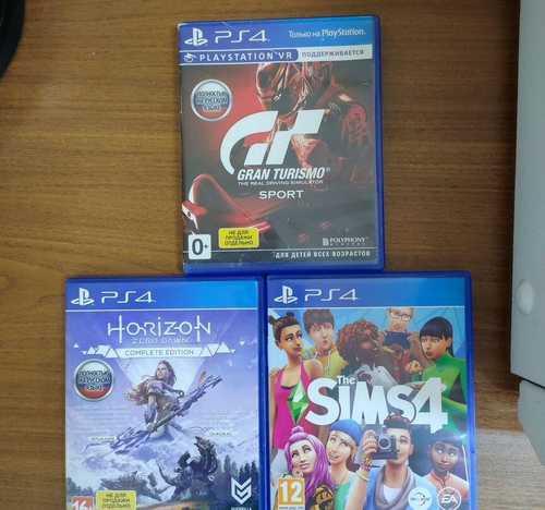 Дискм для PS4 The Sims 4 Horizon Gran Turismo Спор