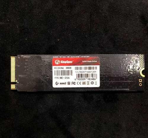 SSD накопитель kingspec NE-256 256гб M.2 NVMe