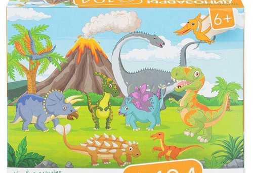 Детский пазл "104 Динозавры"