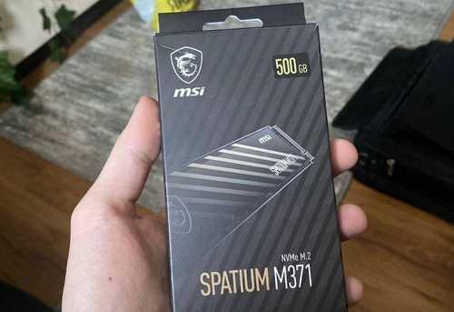 Ssd M2 nvme 500gb MSI Spatium M371