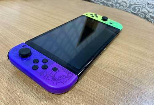 Nintendo Switch oled Splatoon 3 Edition+10 игр