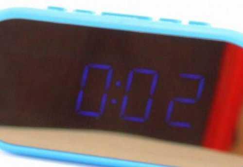 Часы VST712Y-5 220В синие цифры