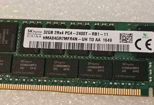 Комплект 2шт. HMA84GR7AFR4N-UH, Hynix, DDR4, 32Гб