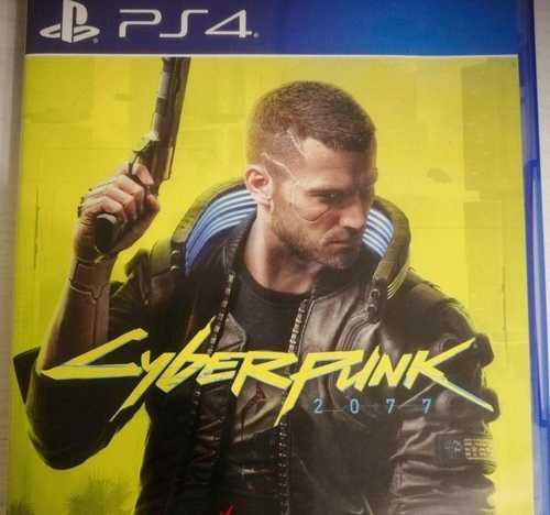 Cyberpunk 2077 диск PS4