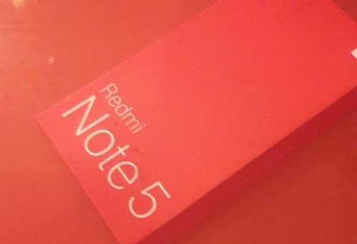 Коробка от Redmi Note 5