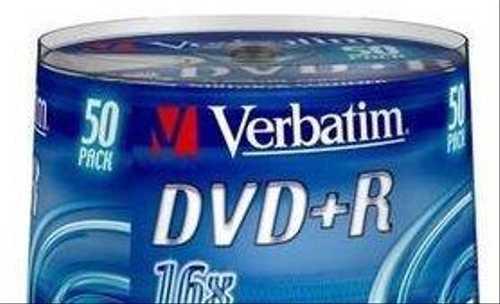 Оптический диск DVD+R диск Verbatim 4,7Gb #10066