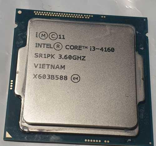 Процессор Core i3-4160, сокет 1150