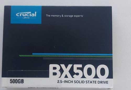 Новый SSD диск Crucial 2.5" 500Гб SATA