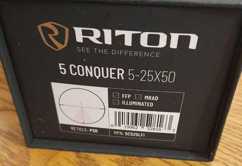 Прицел оптический Riton 5 conquer 5-25x50 Mrad