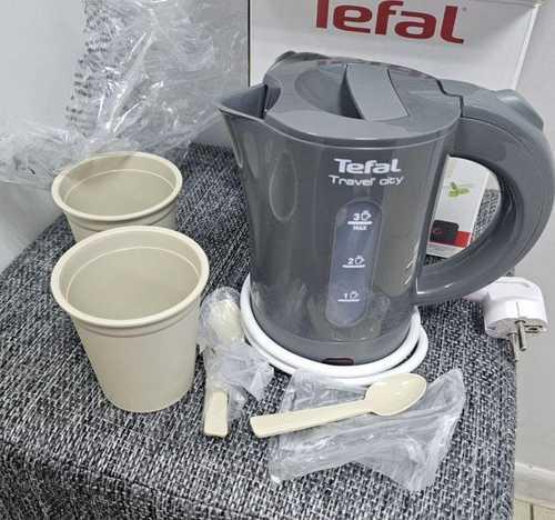 Чайник электрический tefal 0,5 л. Новый с сумкой