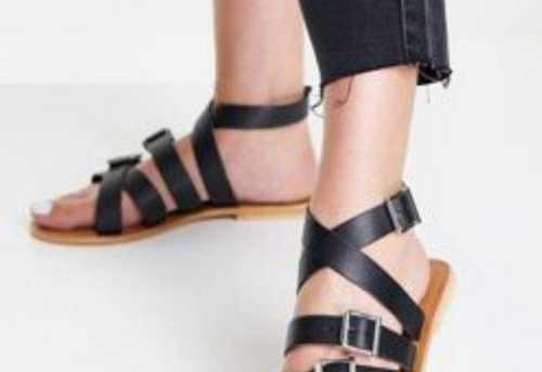 Кожаные Сандалии ASOS design Fion Wide fit