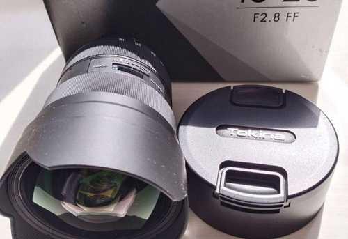 Объектив Tokina opera 16-28mm f2.8 Nikon