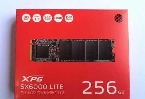 Новые SSD adata XPG SX6000 Lite M.2 2280 256gb