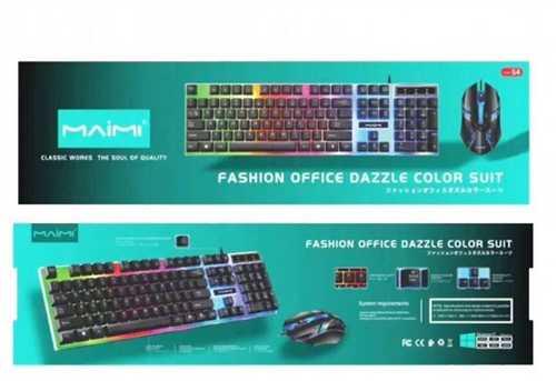 Клавиатура +мышка игровая RGB maimi s4