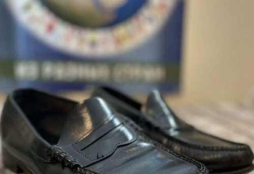 43р мужские туфли лоферы кожаные Германия