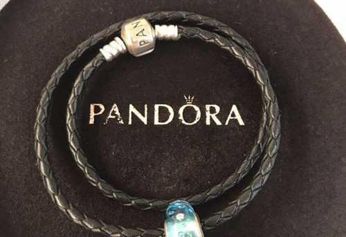 Браслет и муранское стекло Pandora