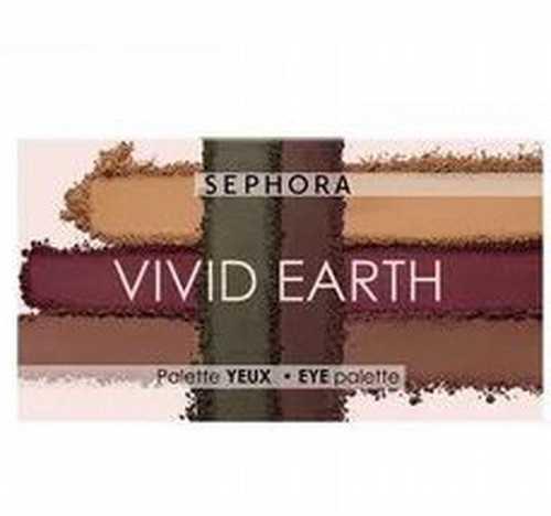 Sephora палетка теней vivid earth